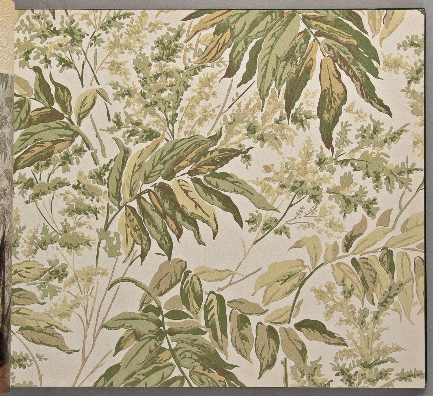 Wallpaper sample, 'Foliage' - Heritage New Zealand